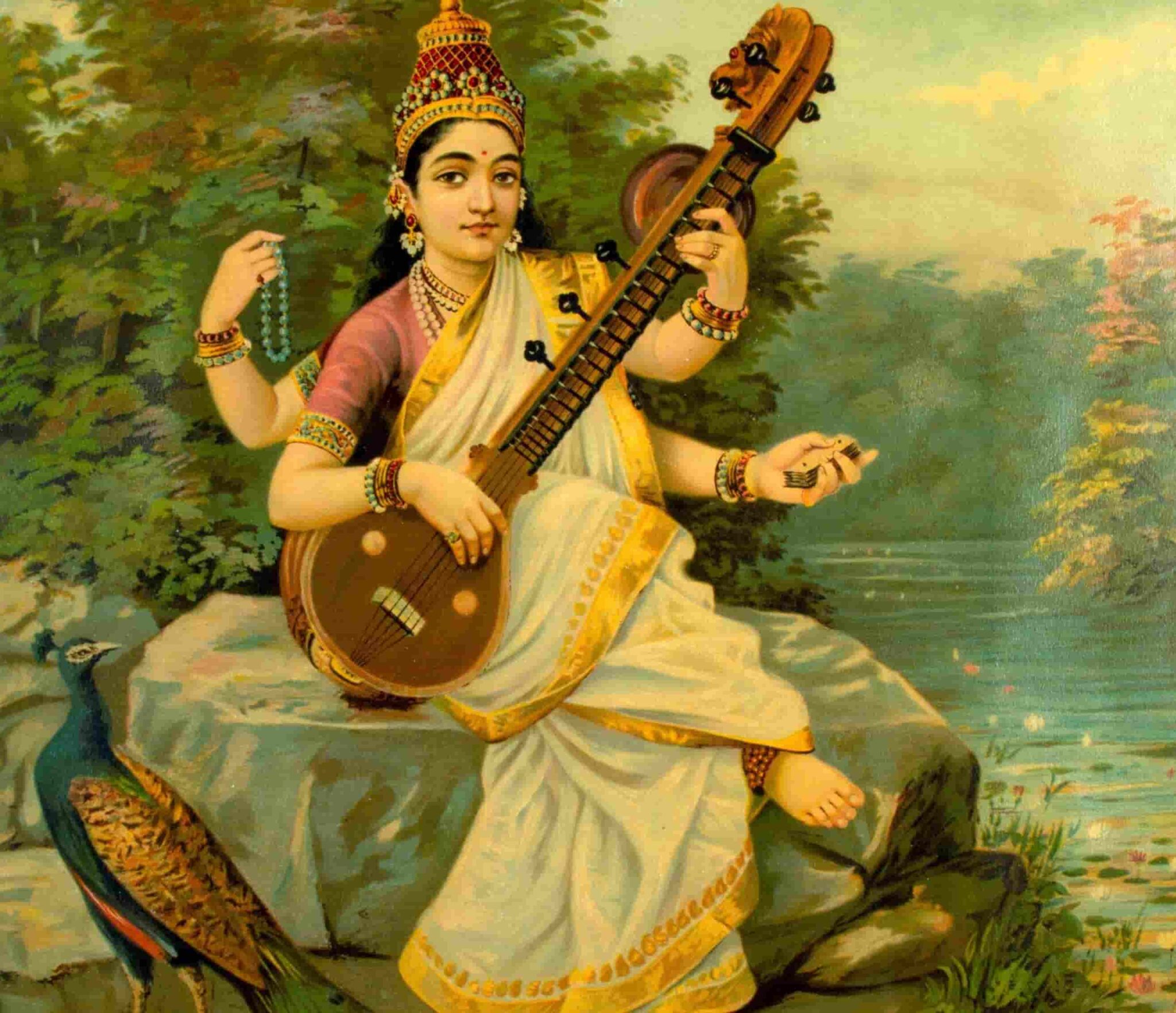SARASWATI: The Hindu Goddess of Knowledge, Music, and Art – VEDGYAAN